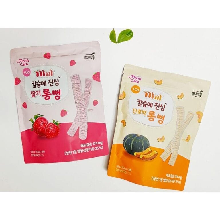 Bánh gạo lứt thanh dài Hàn Mom's Care - NutriAZ